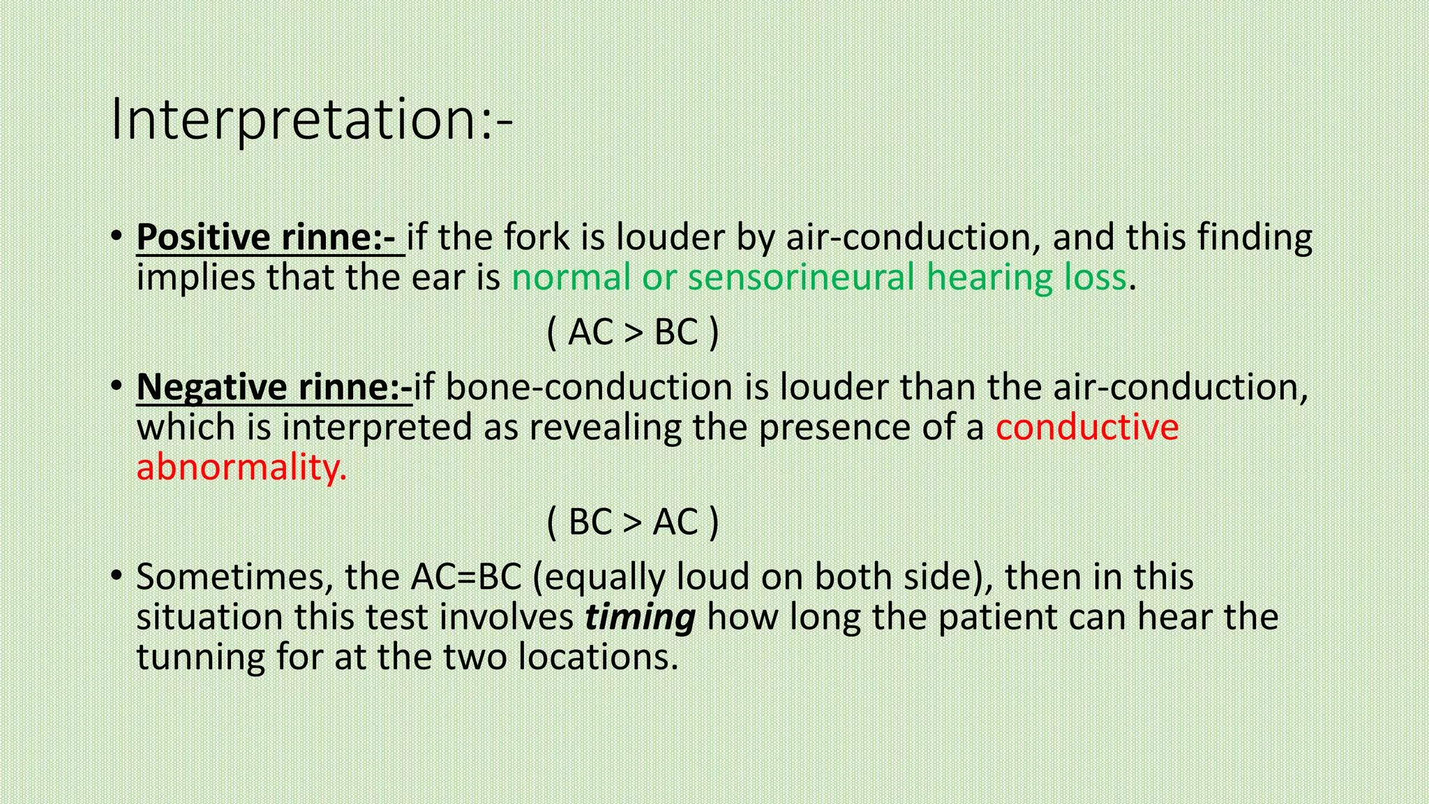 Tunning fork tests | PPTX