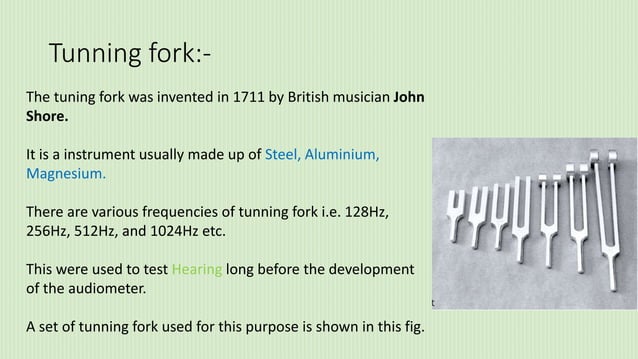 Tunning fork tests | PPTX