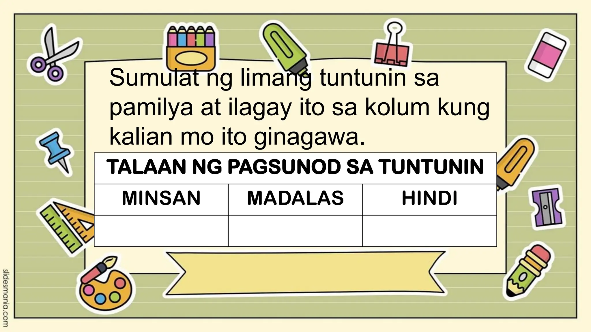 Tuntunin at pamantayan sa pamilya at pamayanan.pptx