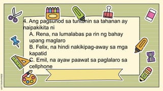 Tuntunin at pamantayan sa pamilya at pamayanan.pptx
