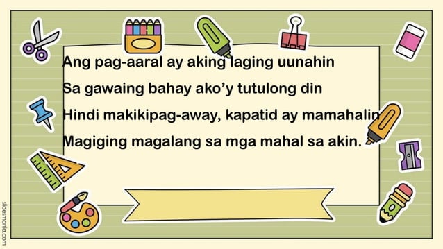 Tuntunin at pamantayan sa pamilya at pamayanan.pptx