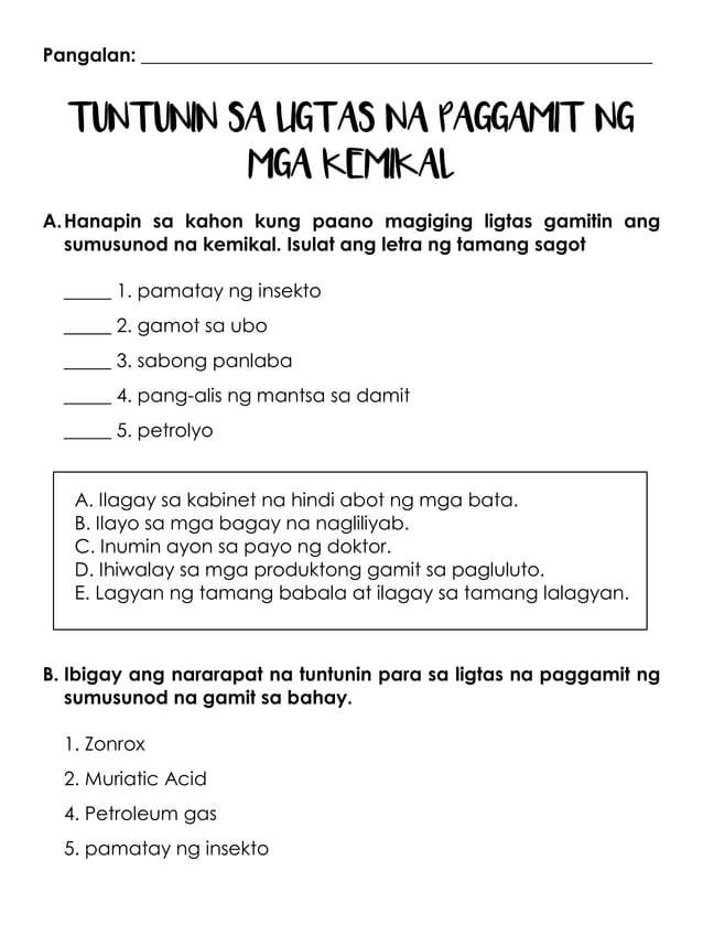 Tuntunin sa ligtas_na_paggamit_ng_mga_kemikal | PDF