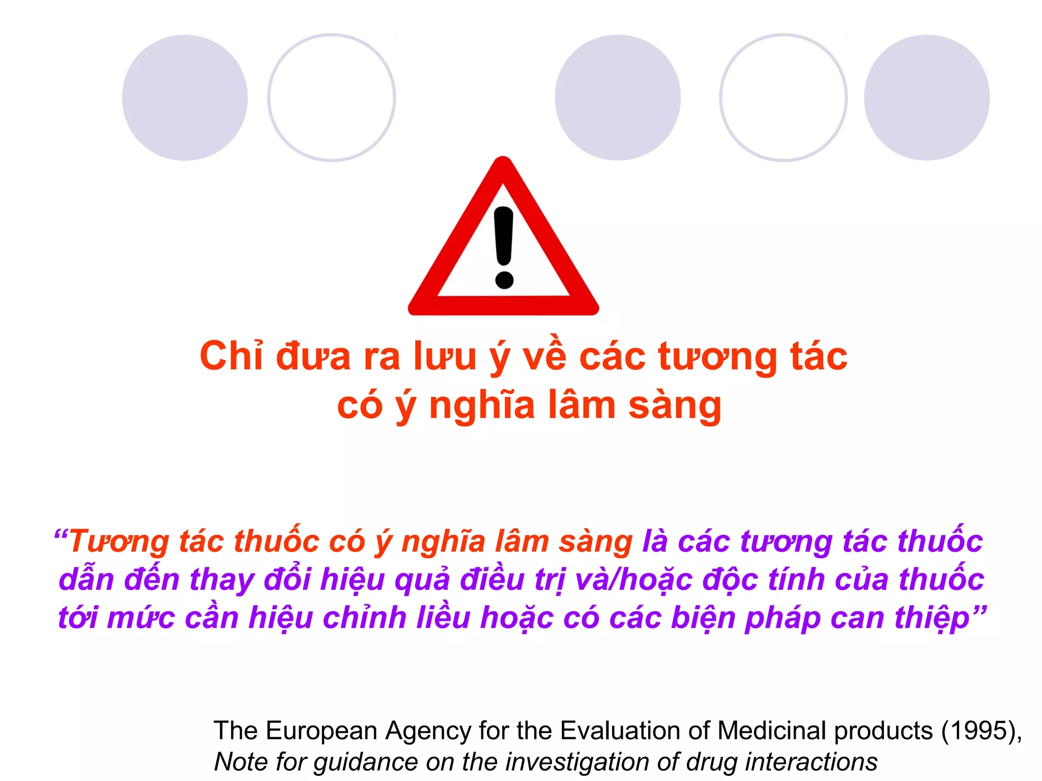 Tuong tac thuoc bệnh viện E | PPT