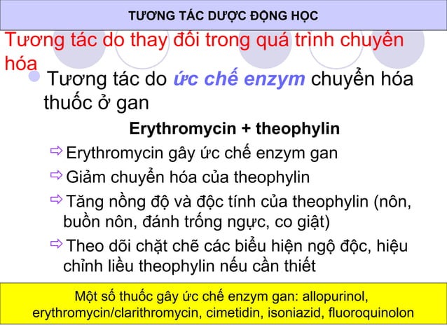 Tuong tac thuoc bệnh viện E | PPT