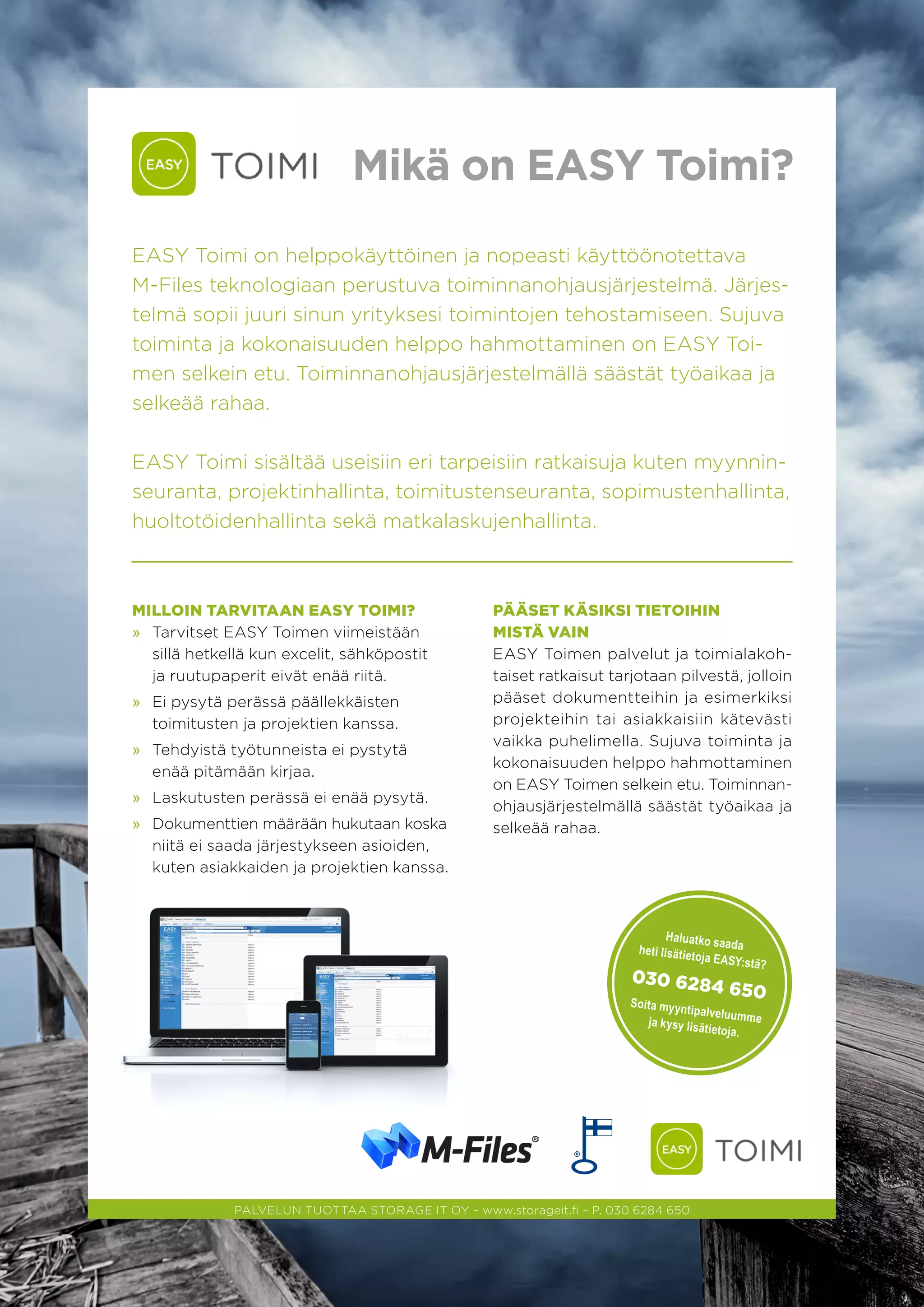 Tuotekortti EASY Toimi | PDF