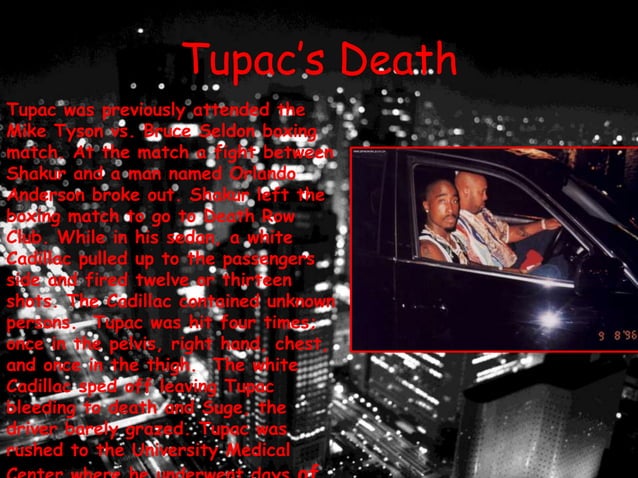 Tupac Amaru Shakur | PPTX