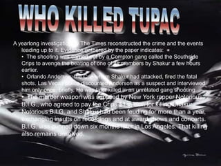 Tupac's life | PPT