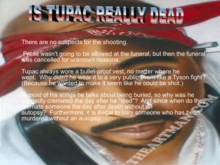 Tupac's life | PPT