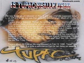 Tupac's life | PPT