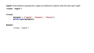 tuple in python is an impotant topic.pptx