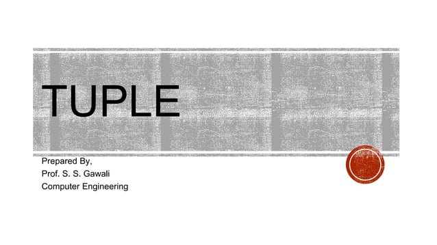 Unit-4 Basic Concepts of Tuple in Python .pptx