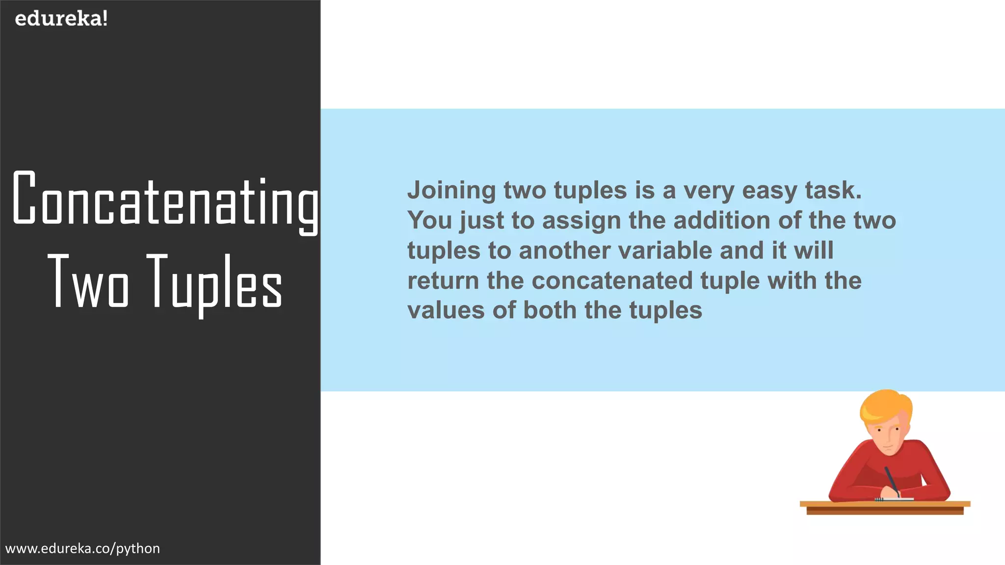 What Is Tuple In Python Python Tuple Tutorial Edureka Ppt