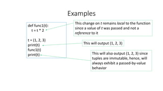 Tuples-and-Dictionaries.pptx | Programming Languages | Computing