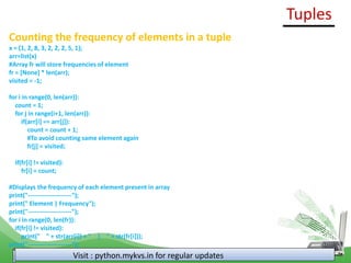 tuples chapter (1).pdfhsuenduneudhhsbhhd | PDF
