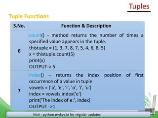 tuples chapter (1).pdfhsuenduneudhhsbhhd | PDF