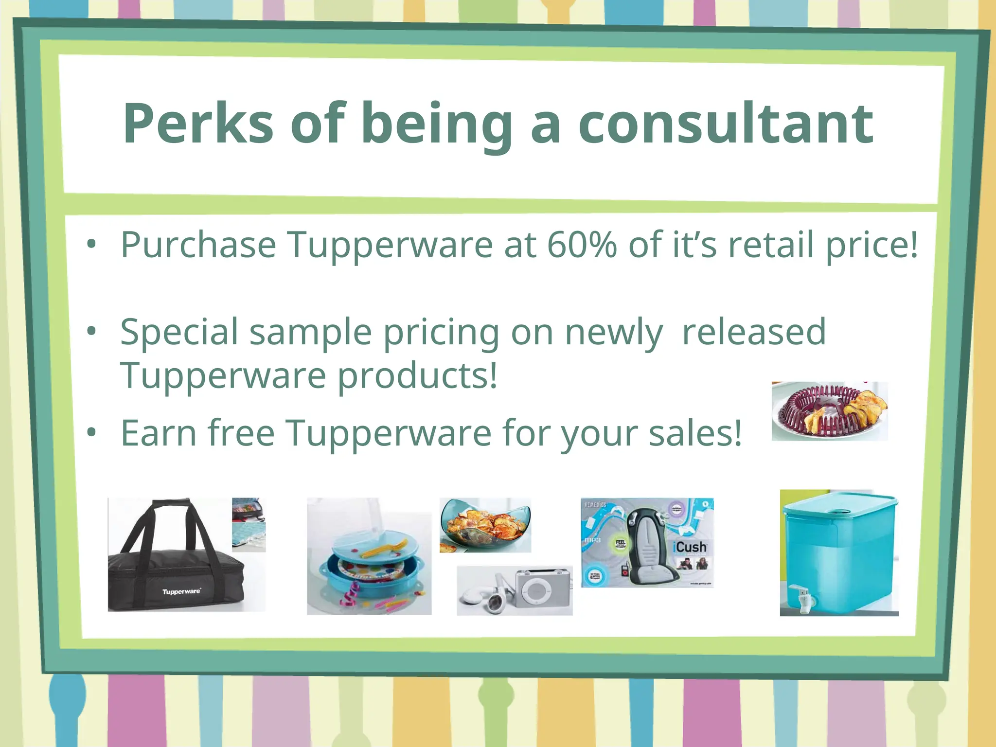 Tupperware business opportunity presentation | PPT