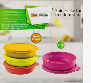 Tupperware Aug 2014 Offer Catalogue | PPT