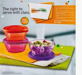 Tupperware Aug 2014 Offer Catalogue | PPT