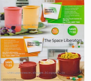 Tupperware Aug 2014 Offer Catalogue | PPT