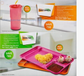 Tupperware Aug 2014 Offer Catalogue | PPT
