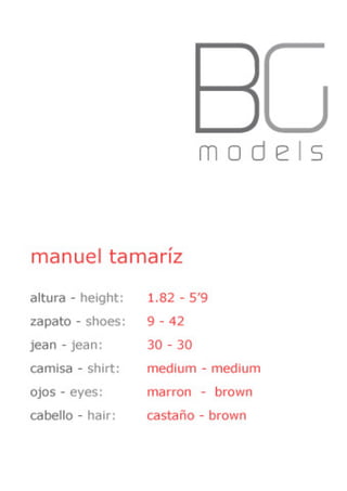 BG Models :: Manuel Tamariz | PDF