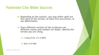 Turabian 8th edition ppt | PPT