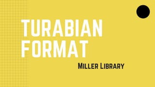 Turabian Basics | PPTX