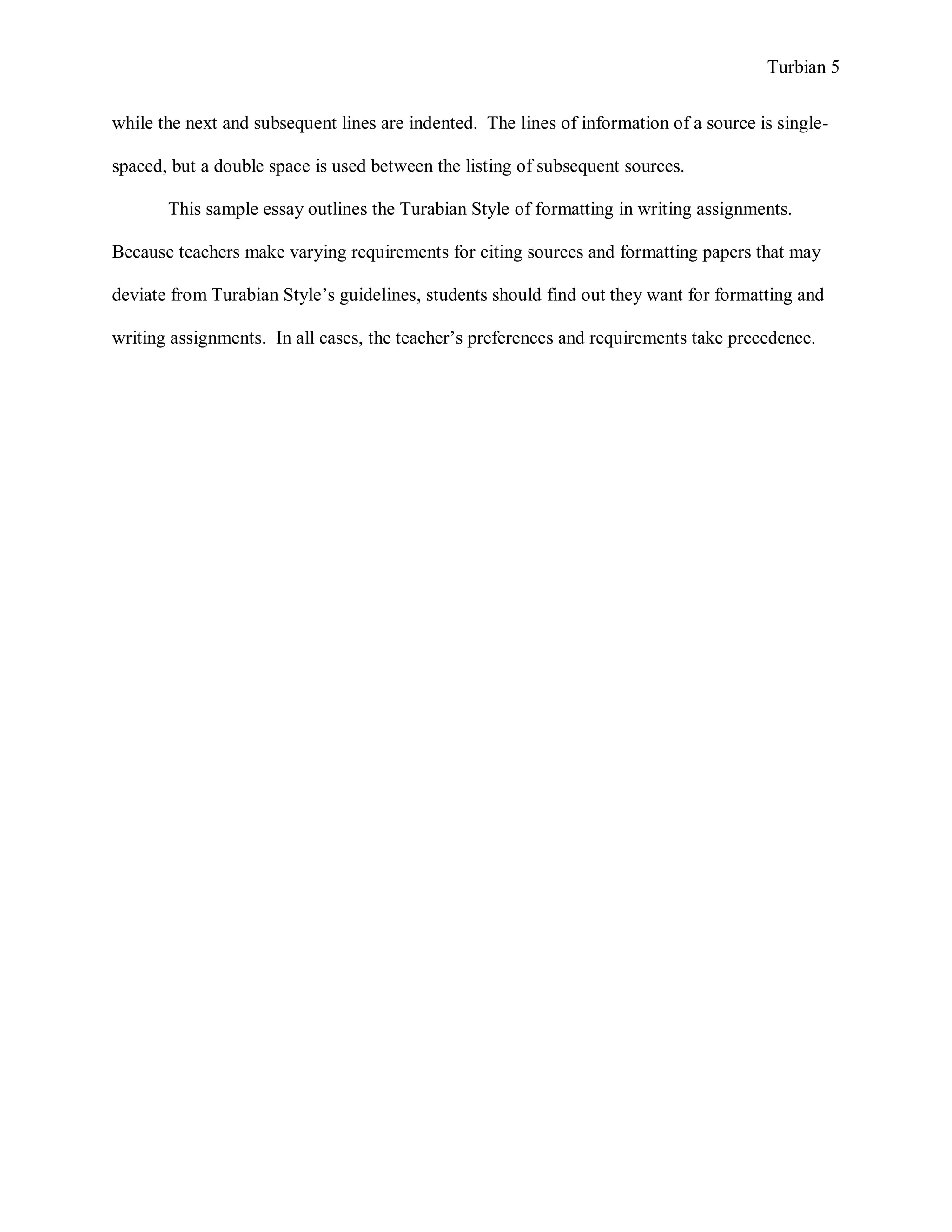 Turabian Example Paper with Footnotes Sample Paper - Austin Peay State ...