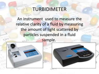 Turbidimetry | PPTX