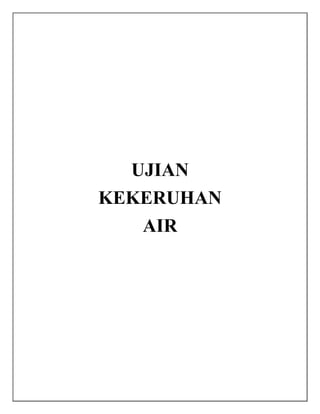 TURBIDITY TEST | DOCX