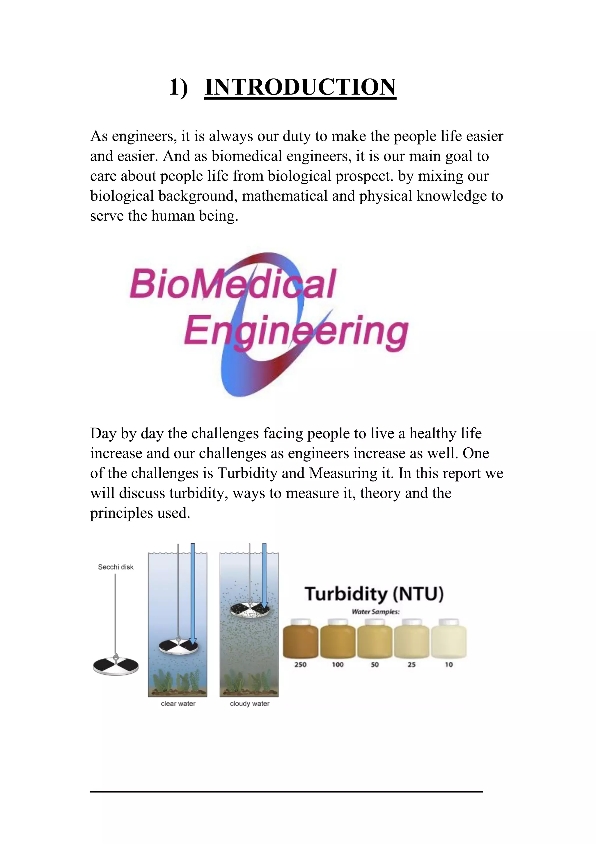 Turbidity and turbidimeter | PDF