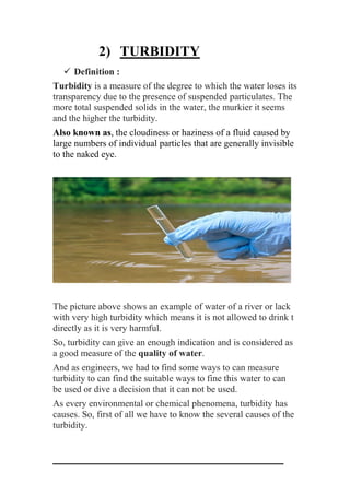 Turbidity and turbidimeter | PDF