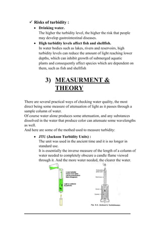 Turbidity and turbidimeter | PDF