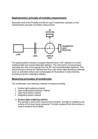 Turbidity measurement | DOCX