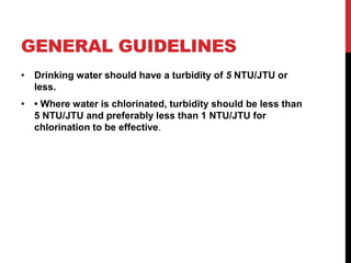 Turbidity measurement | PPTX