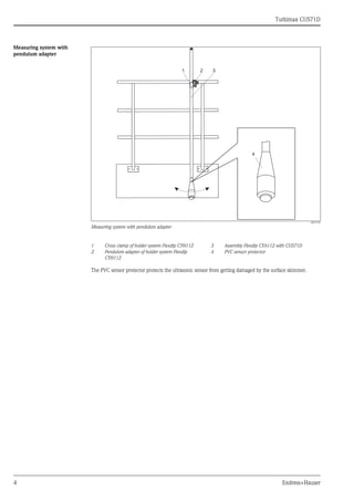 Turbimax cus71 d endress+hauser datasheet-ultrasonic interface sensor | PDF