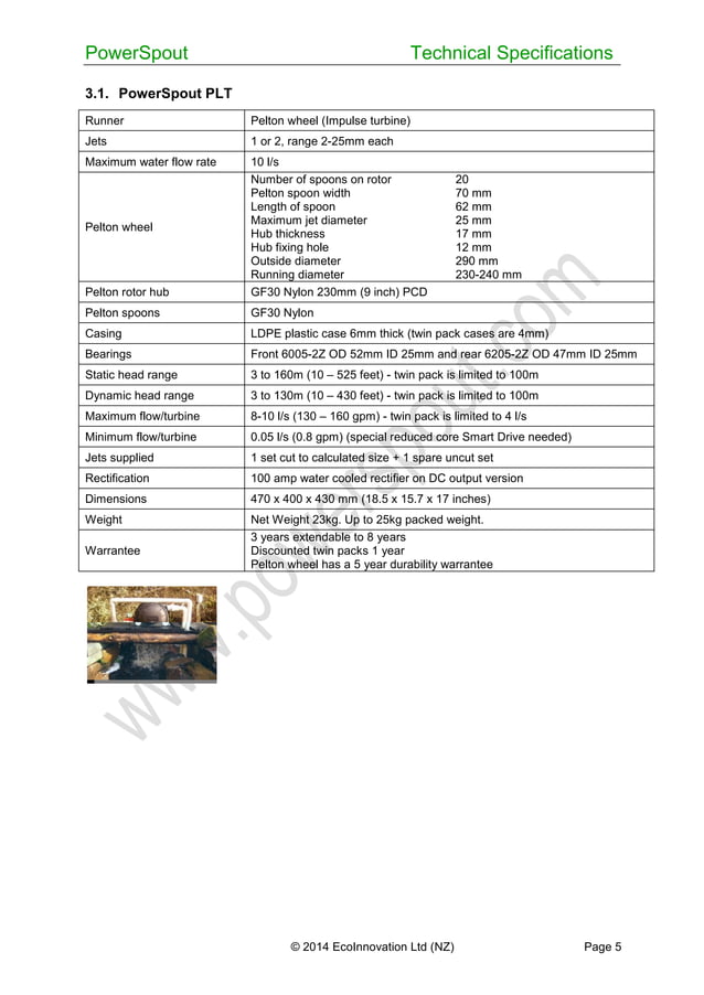 Turbina data sheet plt | PDF | Automotive