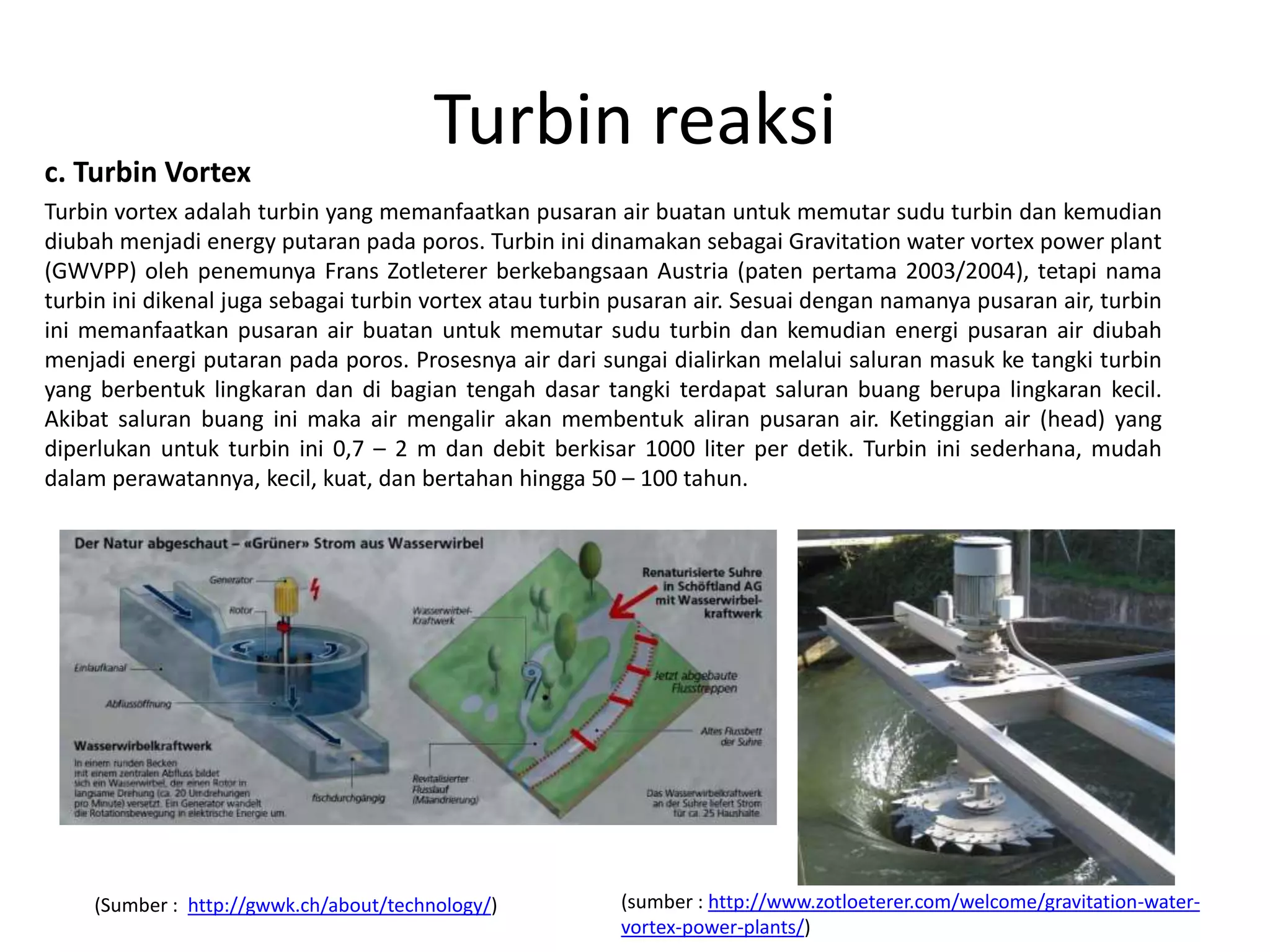 Turbin air gunawan | PPTX