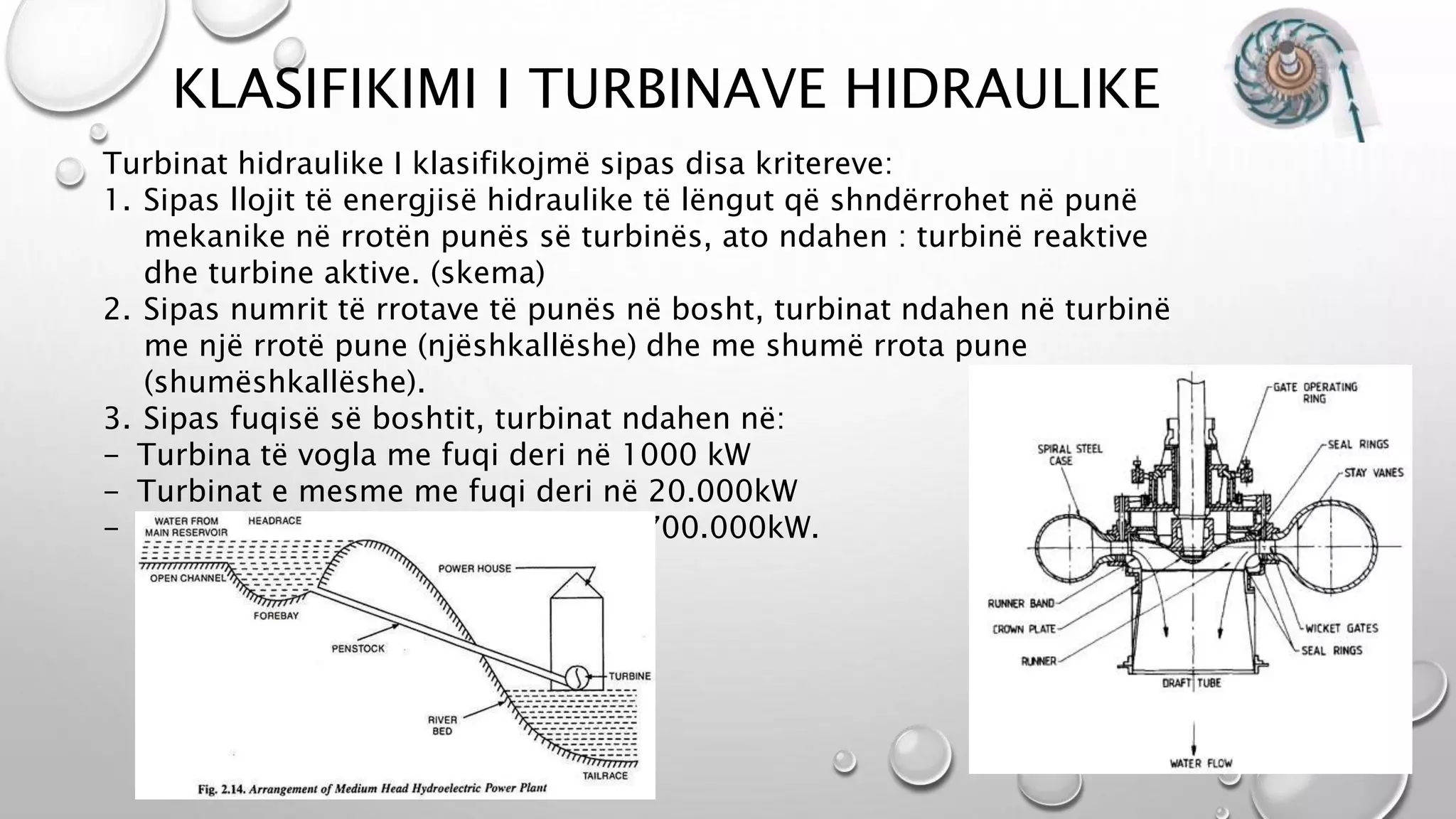 Turbinat hidraulike | PPTX