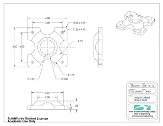 Turbine base drawings | PDF