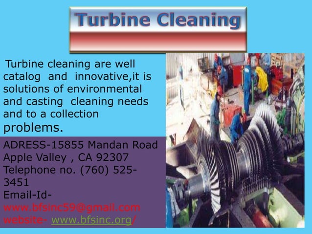 Turbine cleaning | PPTX