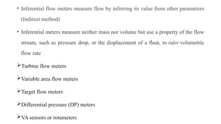 turbine flow meters - Inferential type meter | PPTX