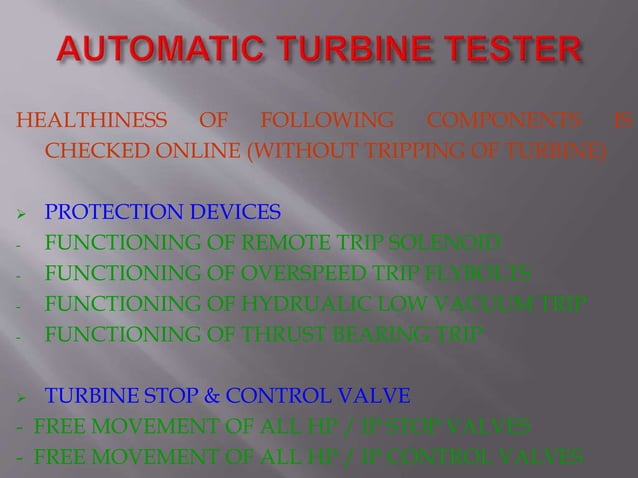 Turbine governing system an overview | PPTX