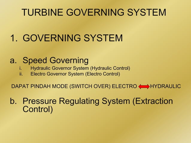 TURBINE GOVERNING SYSTEM training 1.ppt