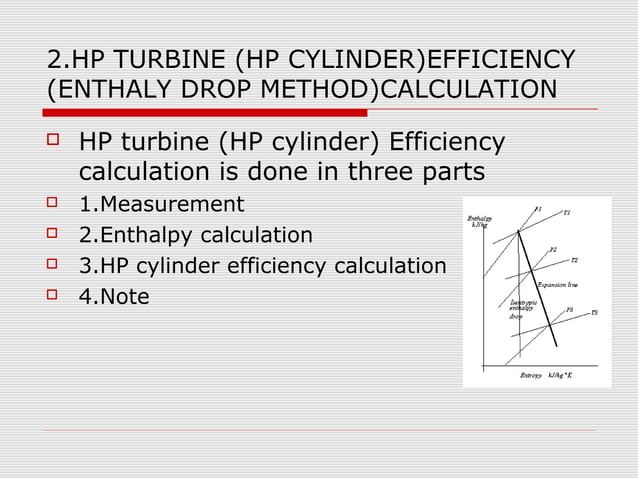 Turbine cycle heat rate calculation | PPT