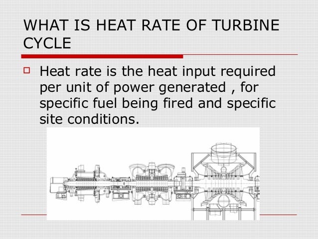 Turbine cycle heat rate calculation
