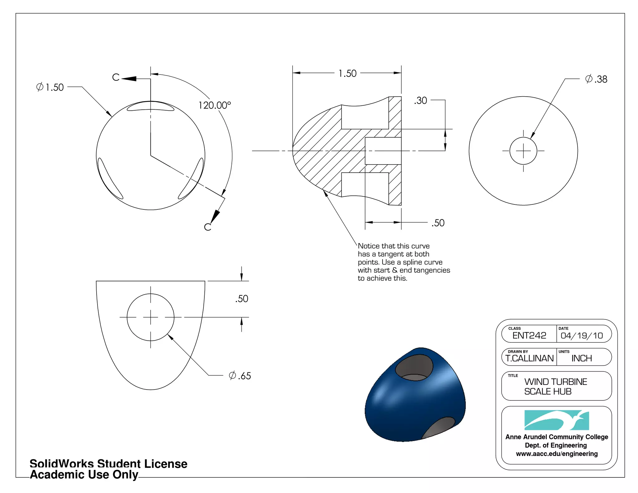 Turbine hub drawings | PDF