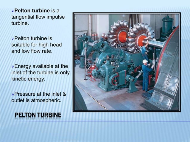 Classification Of Hydraulic Turbines Pptx