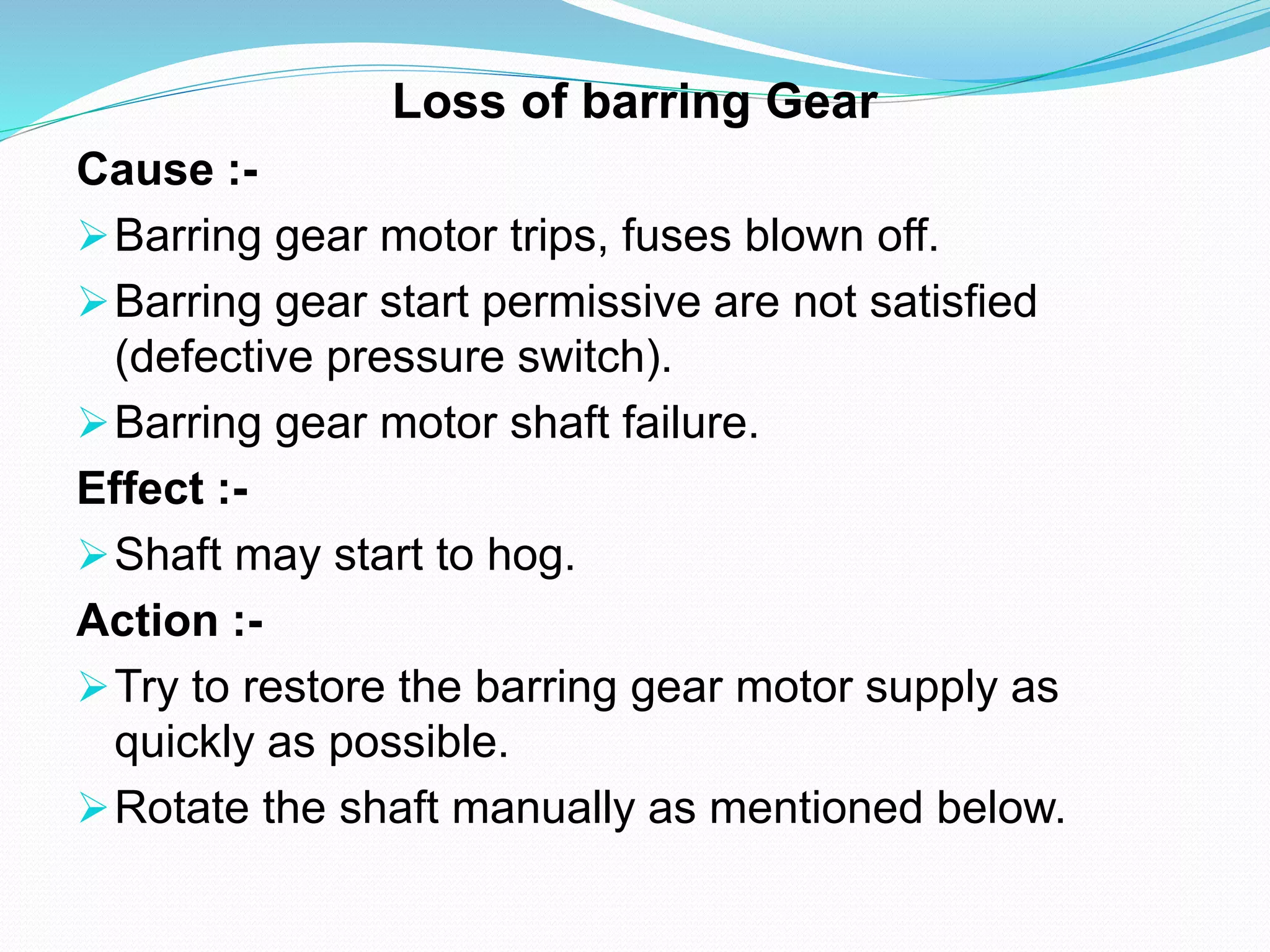 Turbine safety protection | PPTX