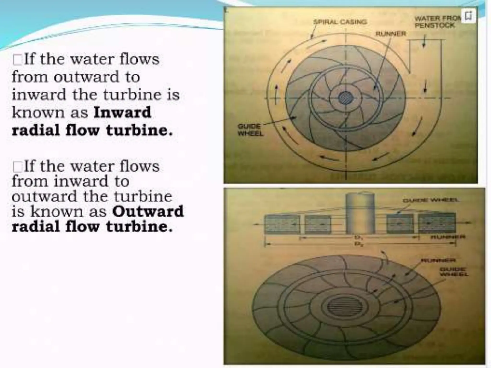 Turbines-Hydraulic Turbines-Types and it's explanation | PPTX